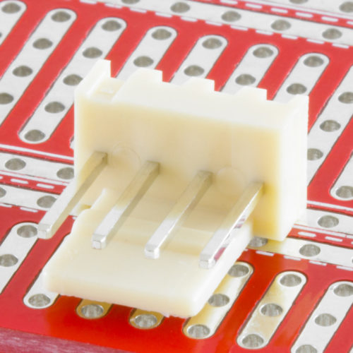 Polarized Header 4 Pin Male with right angle leads - Protostack